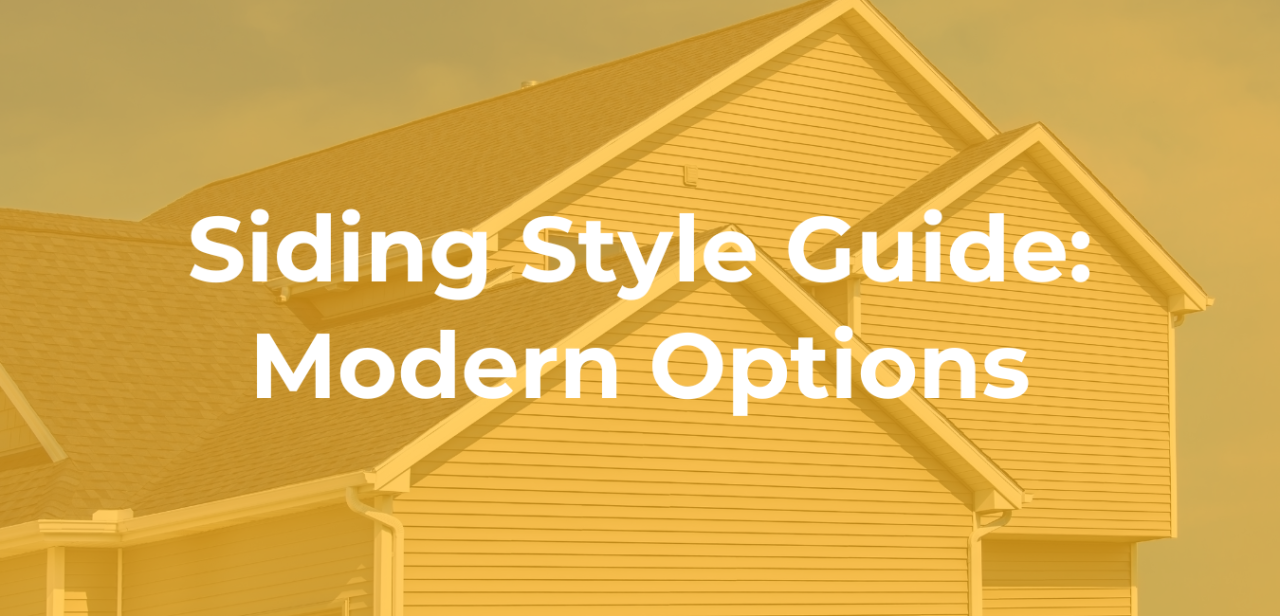 Siding Style Guide: Modern Options - Aspen Contracting