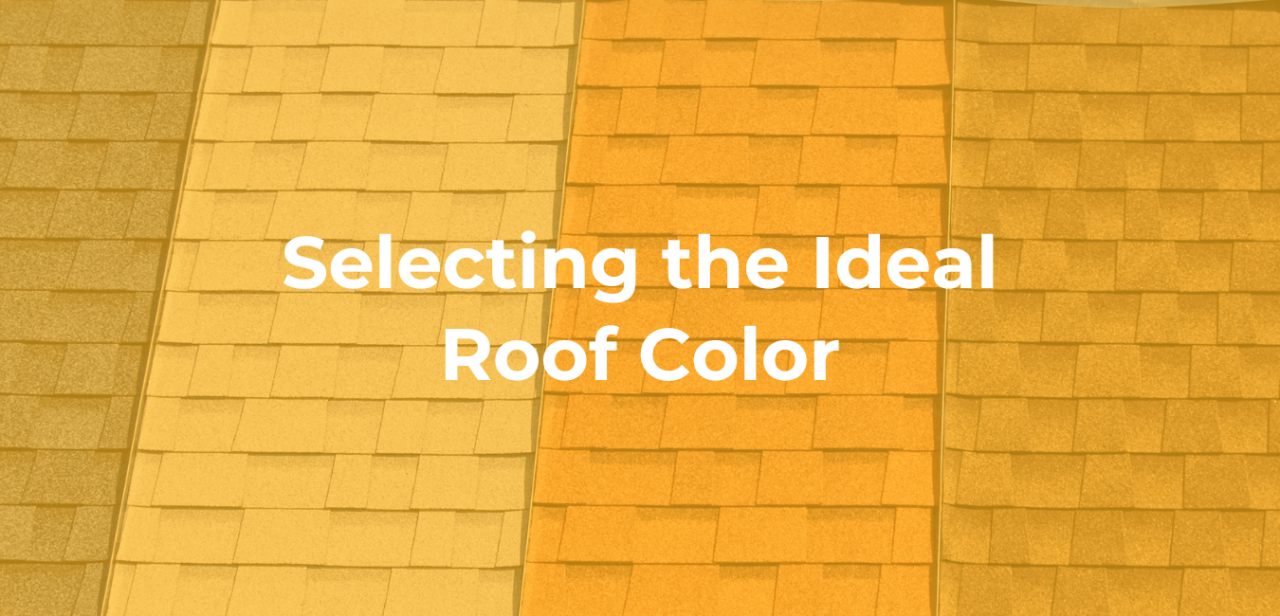 Selecting the Ideal Roof Color - Aspen Contracting