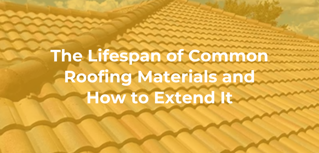 The Lifespan of Common Roofing Materials and How to Extend It - Aspen ...